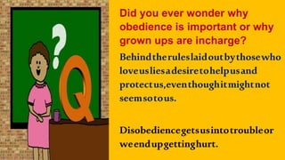 Obedience | PPTX