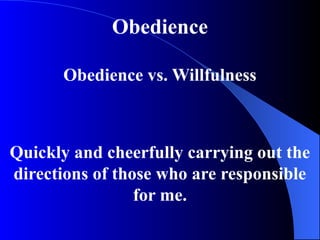 Obedience-vs.-Willfulness Values in the Workplace | PPT