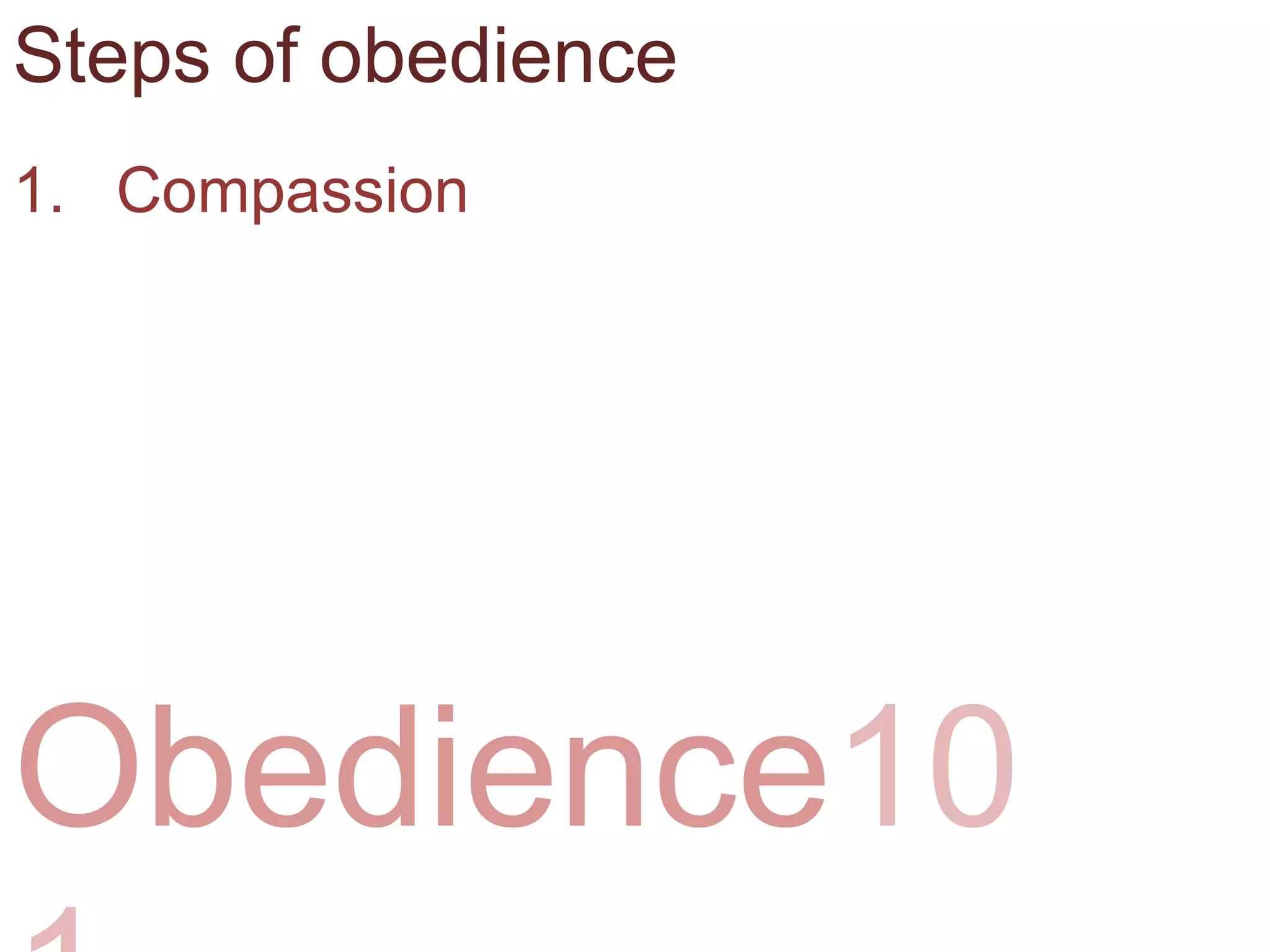 Obedience (part 5) | PPTX