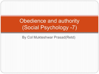 Obedience and authority | PPTX