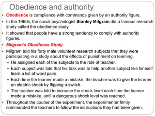 Obedience and authority | PPTX