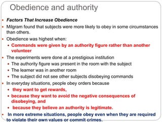 Obedience To Authority Examples