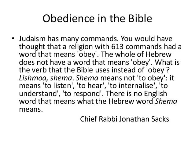 Obedience Meaning