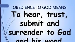 THE HUMBLE OBEDIENCE OF JESUS CHRIST .pptx