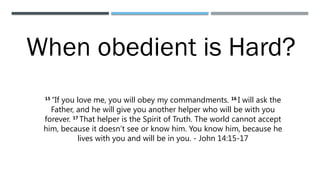 Obedient is better than sacrifices .pptx