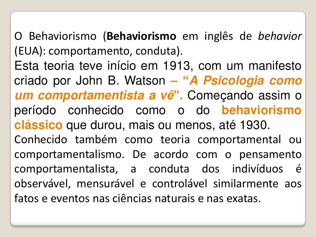 Behaviorismo