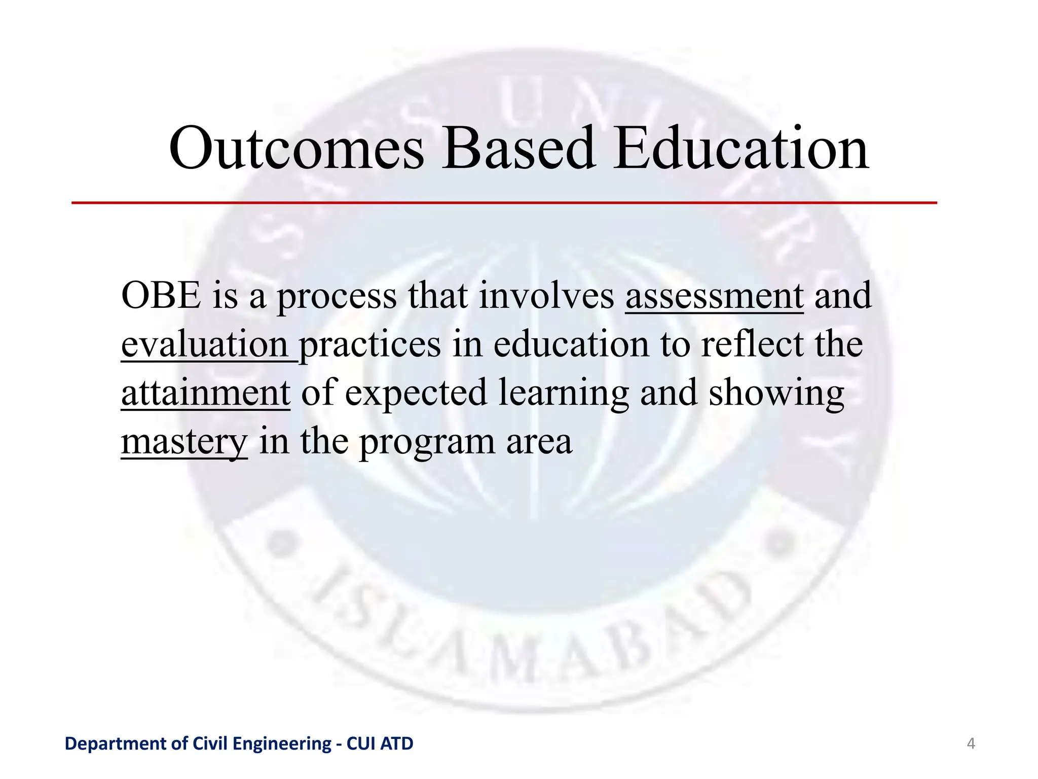 Outcome Based Education - Comsats Abbottabad - Civil Engineering.pptx