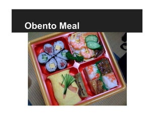 Obento presentation: Food + Design | PDF