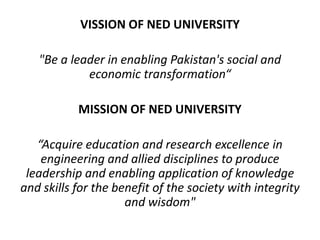 OBE Presentation at NED University Karachi | PPT