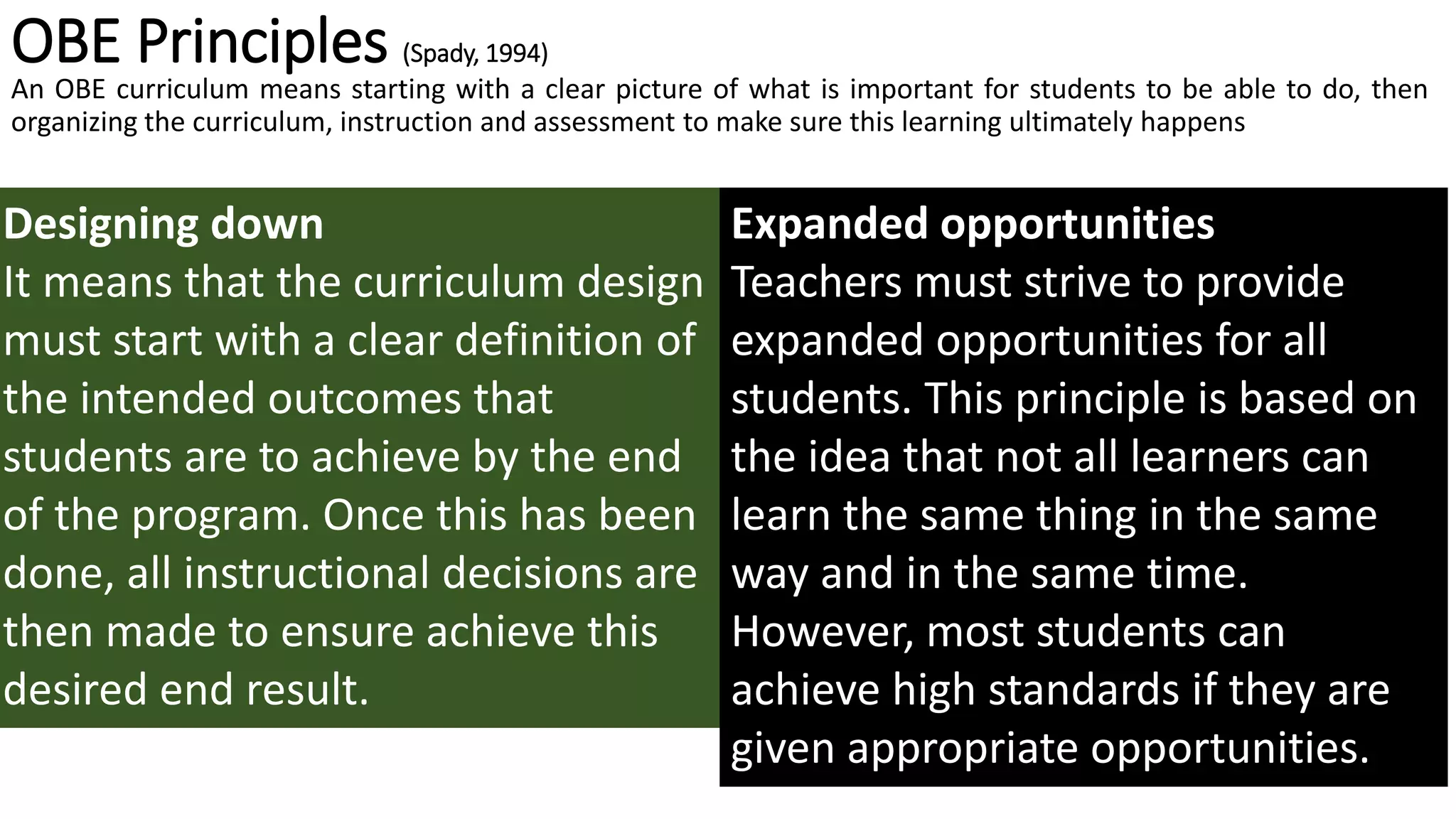 Obe principles and process | PPTX