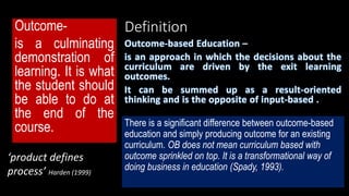 Obe principles and process | PPTX