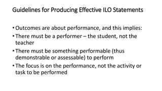 Obe principles and process | PPTX