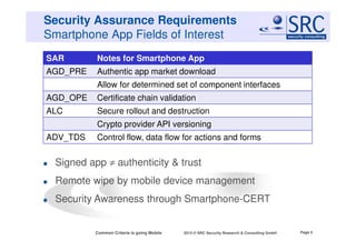 Smartphone Applications - Common Criteria is going Mobile | PDF ...