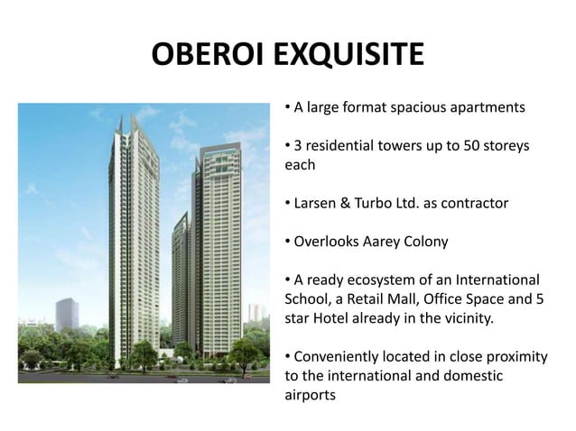 OBEROI EXQUISITE | PPT
