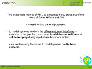 Phase Field Method | PPT