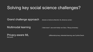 Oberski EAM 2018 - Incidental data for serious social research | PPT