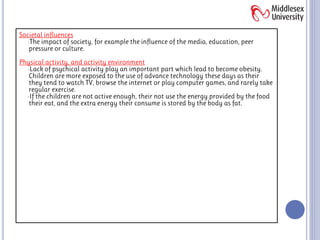 Childhood Obesity | PPTX