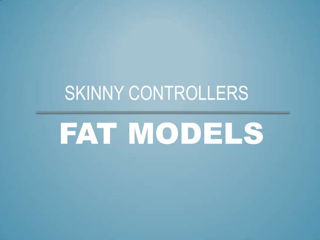 Dealing with Obese Models | PPTX