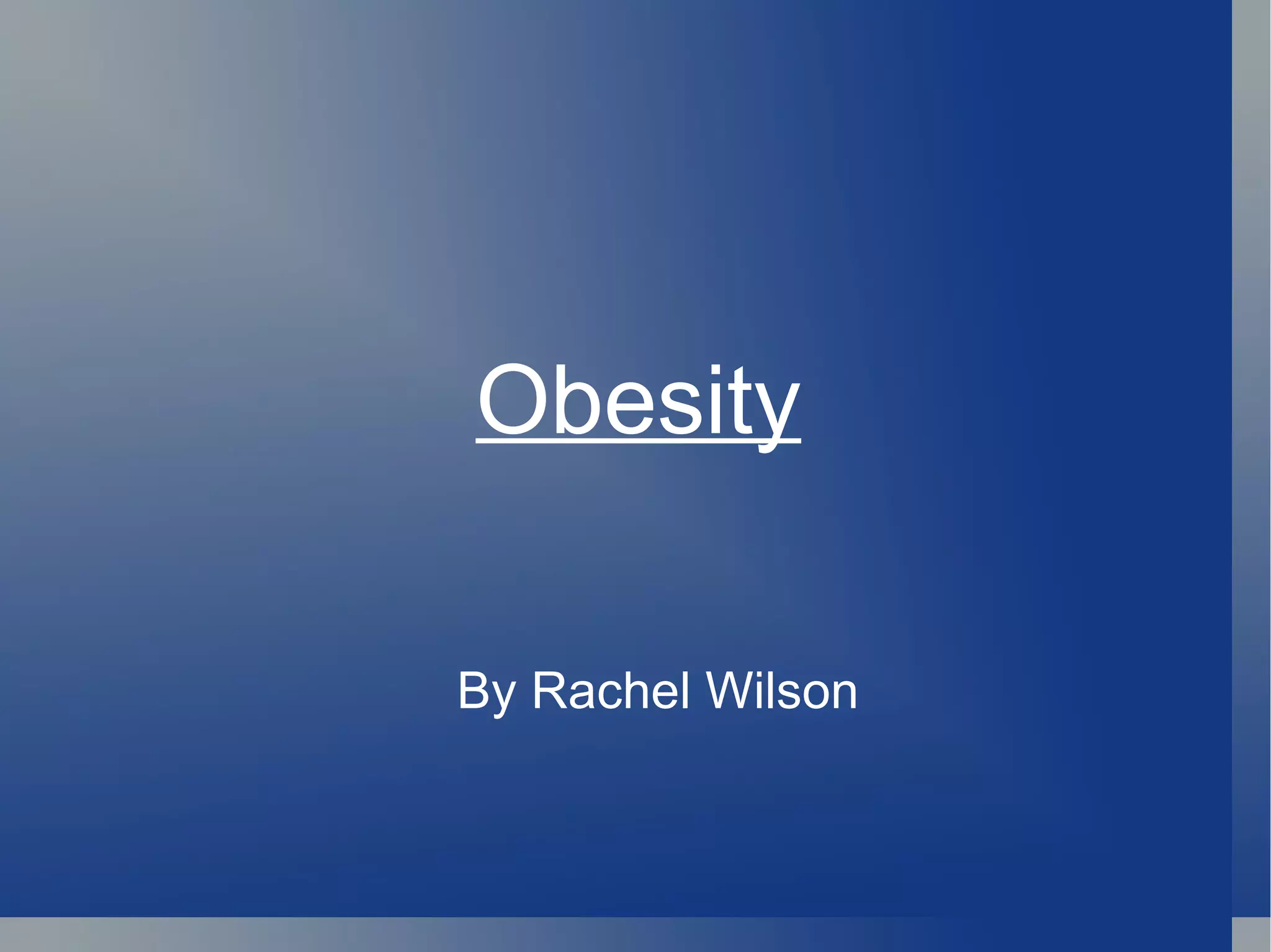 Obesity | PPT