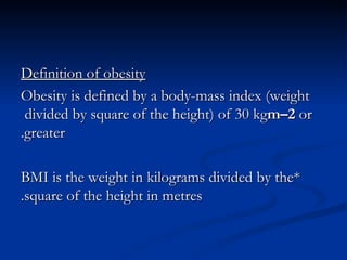 Obesity | PPT