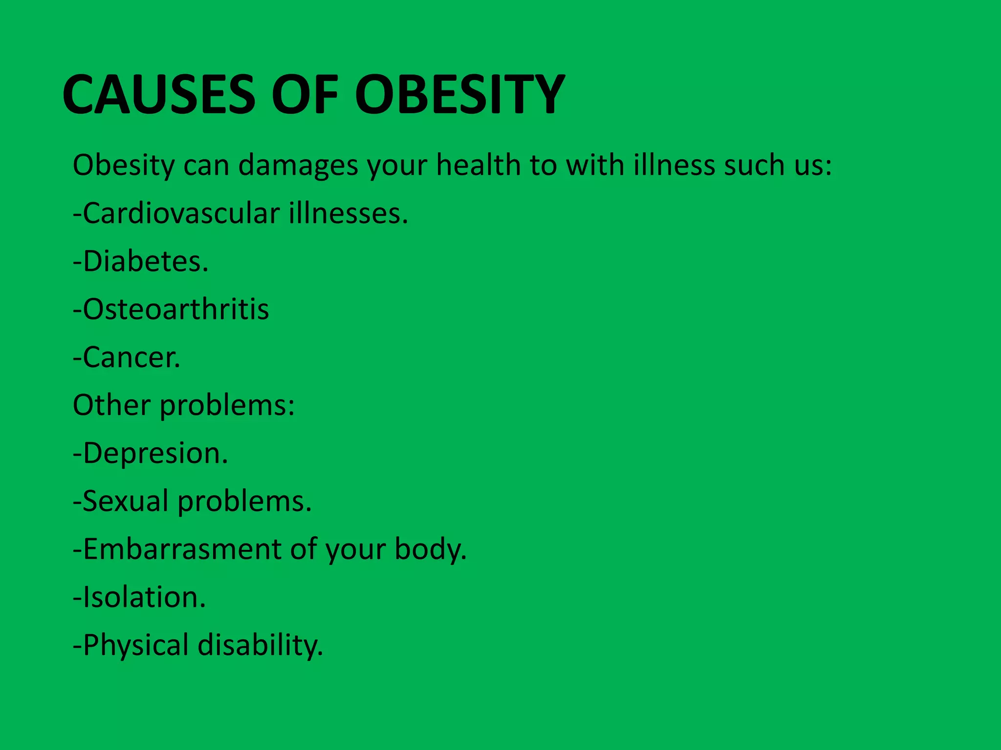 Obesity | PPT