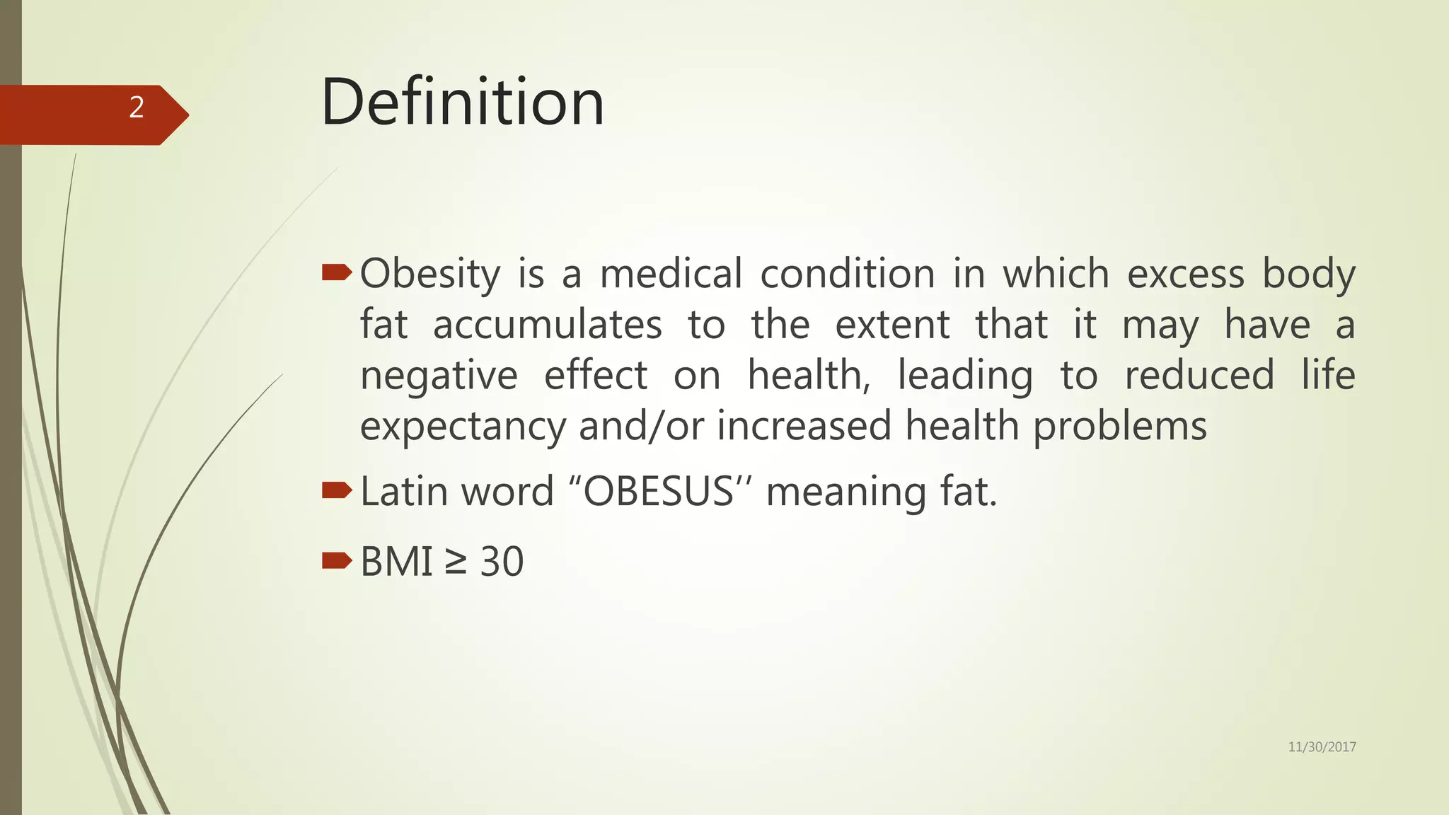 Obesity | PPTX
