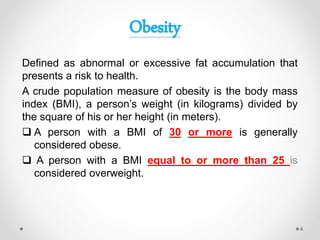 Obesity | PPT