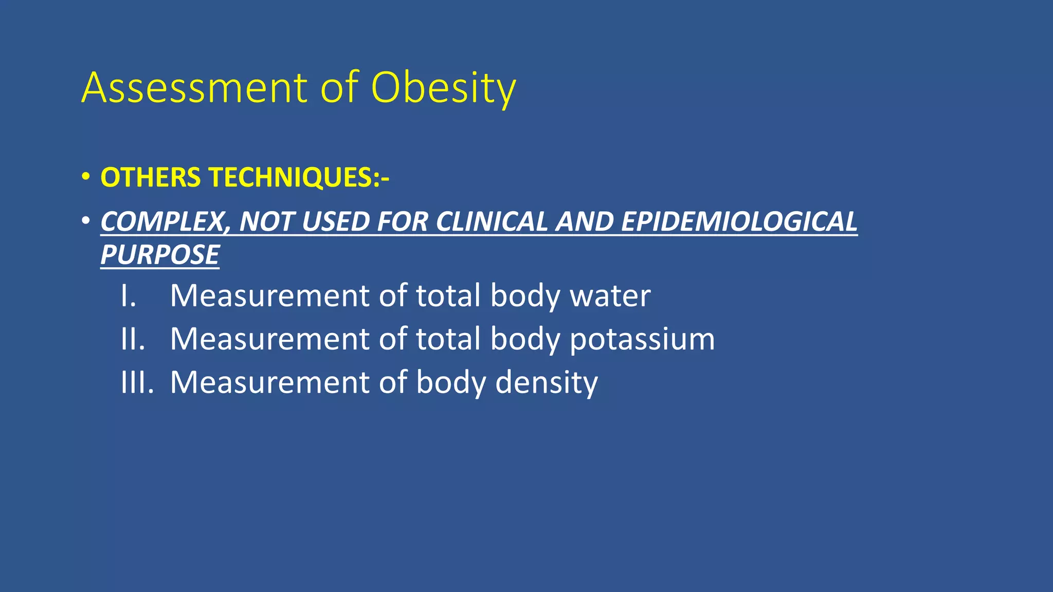 Obesity Lecture | PPTX