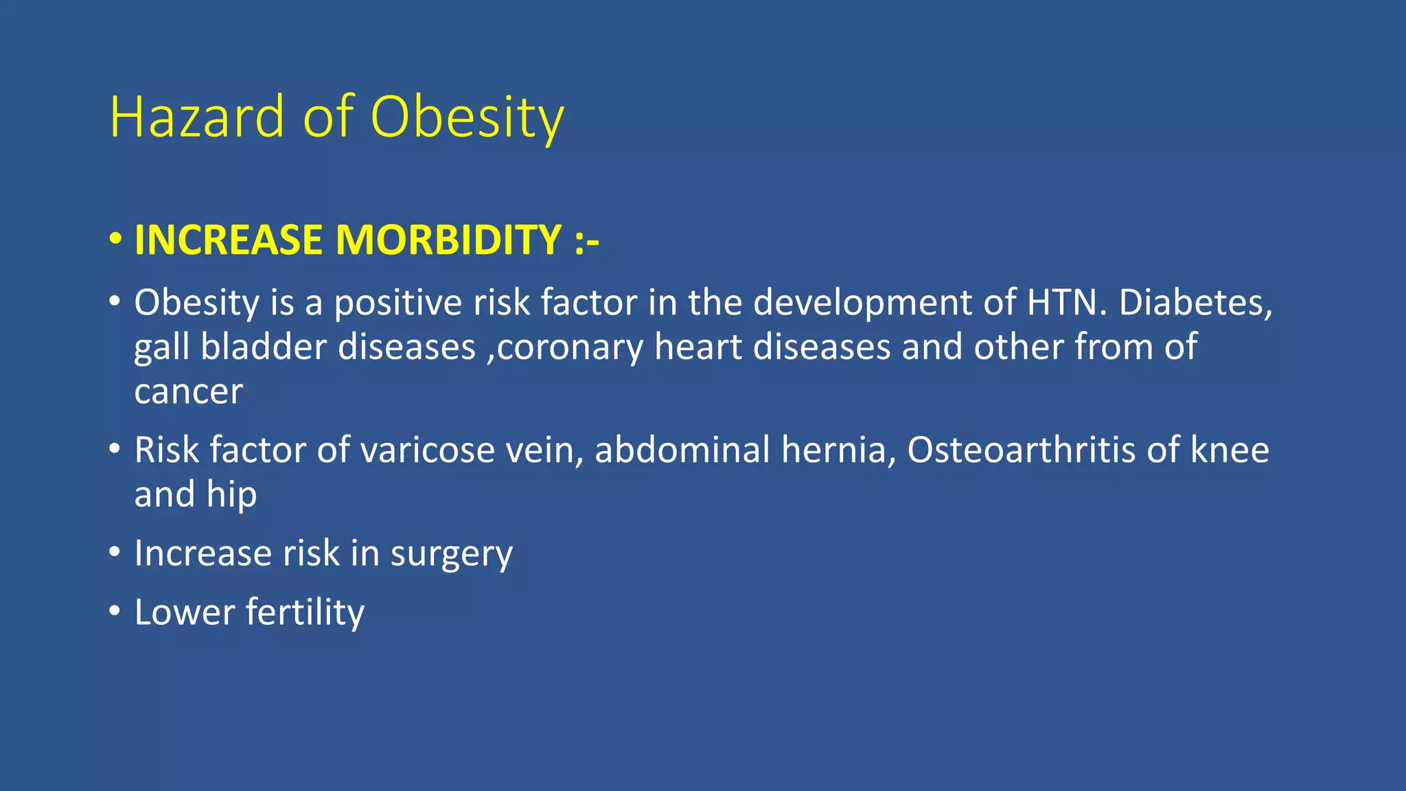 Obesity Lecture | PPTX