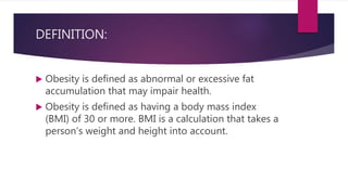 Obesity | PPT