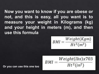 Obesity Fat Weight Loss Harms Benefits Muscle | PPTX