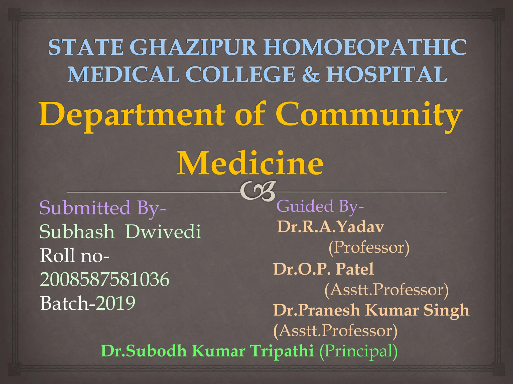 obesity by Dr.subhash dwivedi ,BHMS FINAL YEAR STUDENTS | PPTX