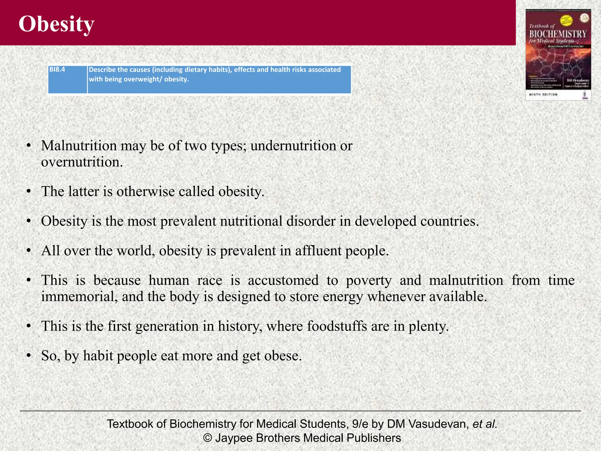 Biochemical aspects of Obesity and its complications.ppt