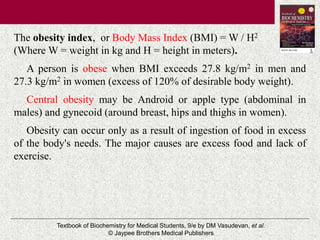 Biochemical aspects of Obesity and its complications.ppt | Endocrine ...