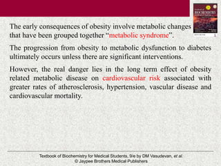 Biochemical aspects of Obesity and its complications.ppt