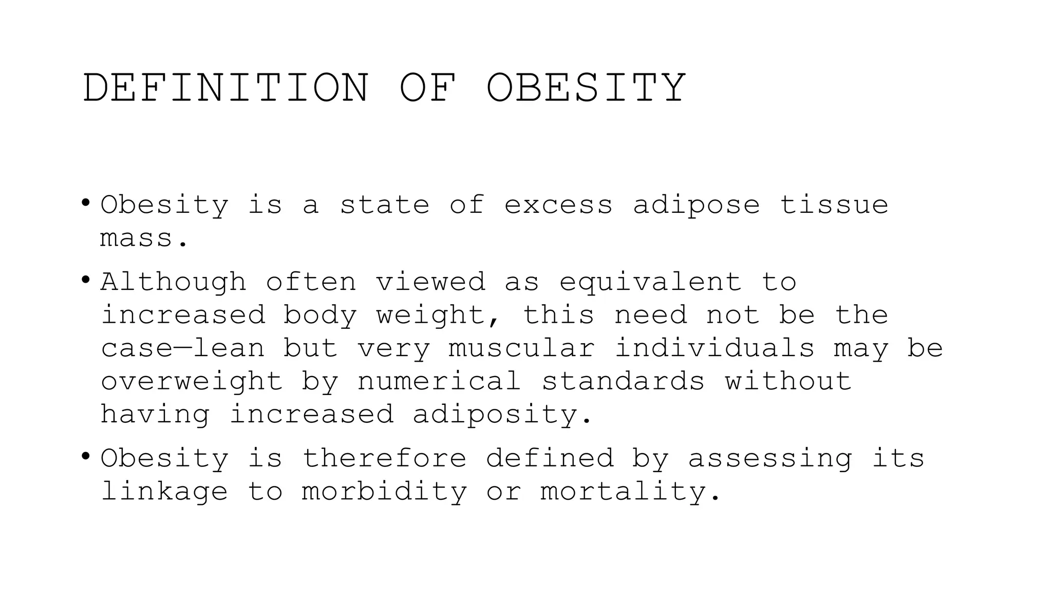 Risk factors ,complications and management of obesity | PPTX
