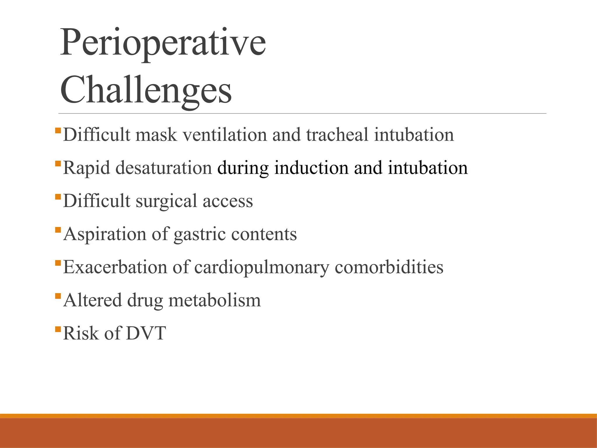 Anaesthetic managemet of obesity and airway | PPTX