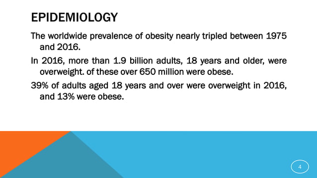 obesity introduction measurement and prevention | PDF