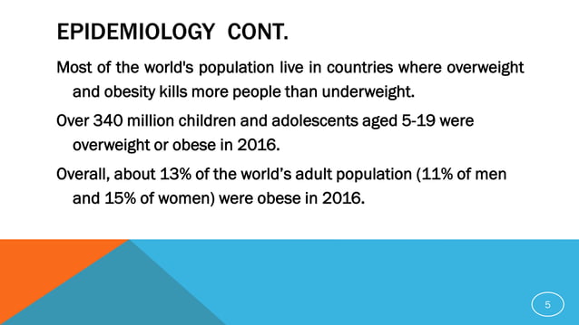 obesity introduction measurement and prevention | PDF