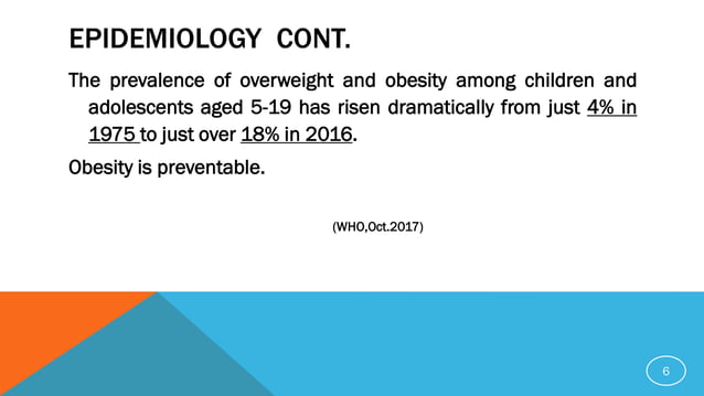 obesity introduction measurement and prevention | PPT
