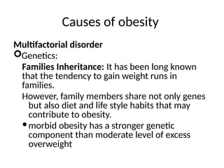 Obesity. prevelance and its Managmentpptx | PPTX