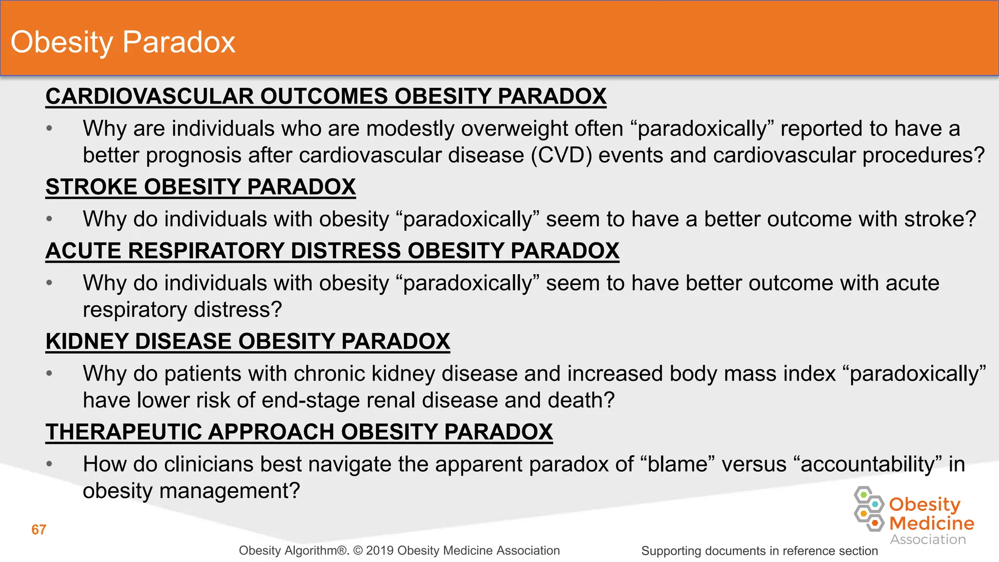 Obesity Algorhitm 2019 ------------------------------------ | PPT