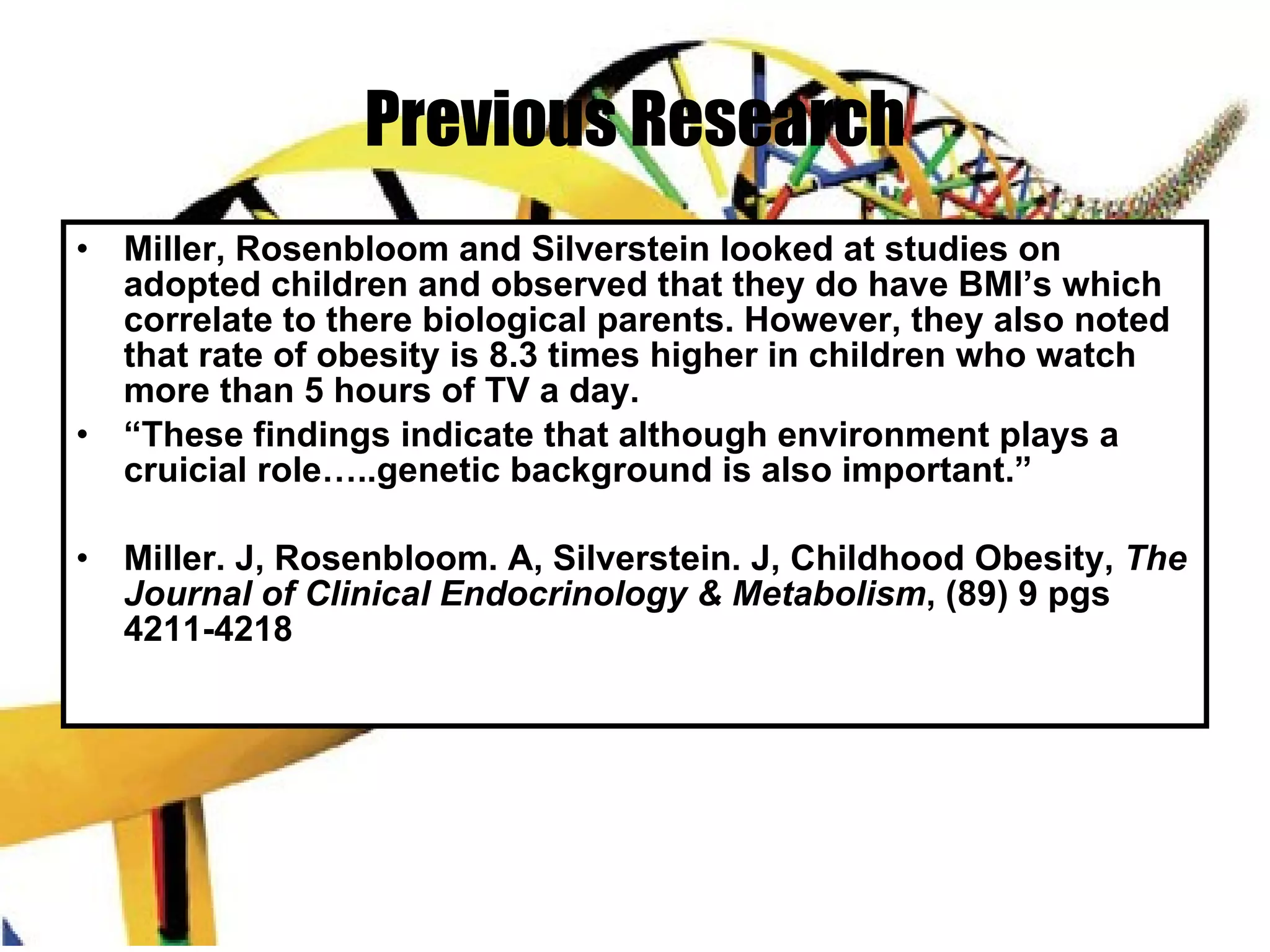 Obesity Nature Vs Nuture[1] | PPT