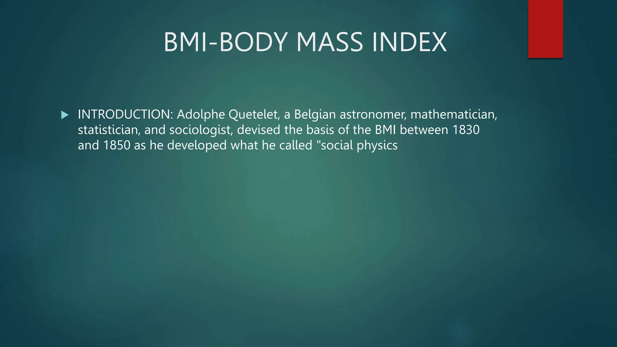 The concept of OBESITY and BMI (body mass index).pptx