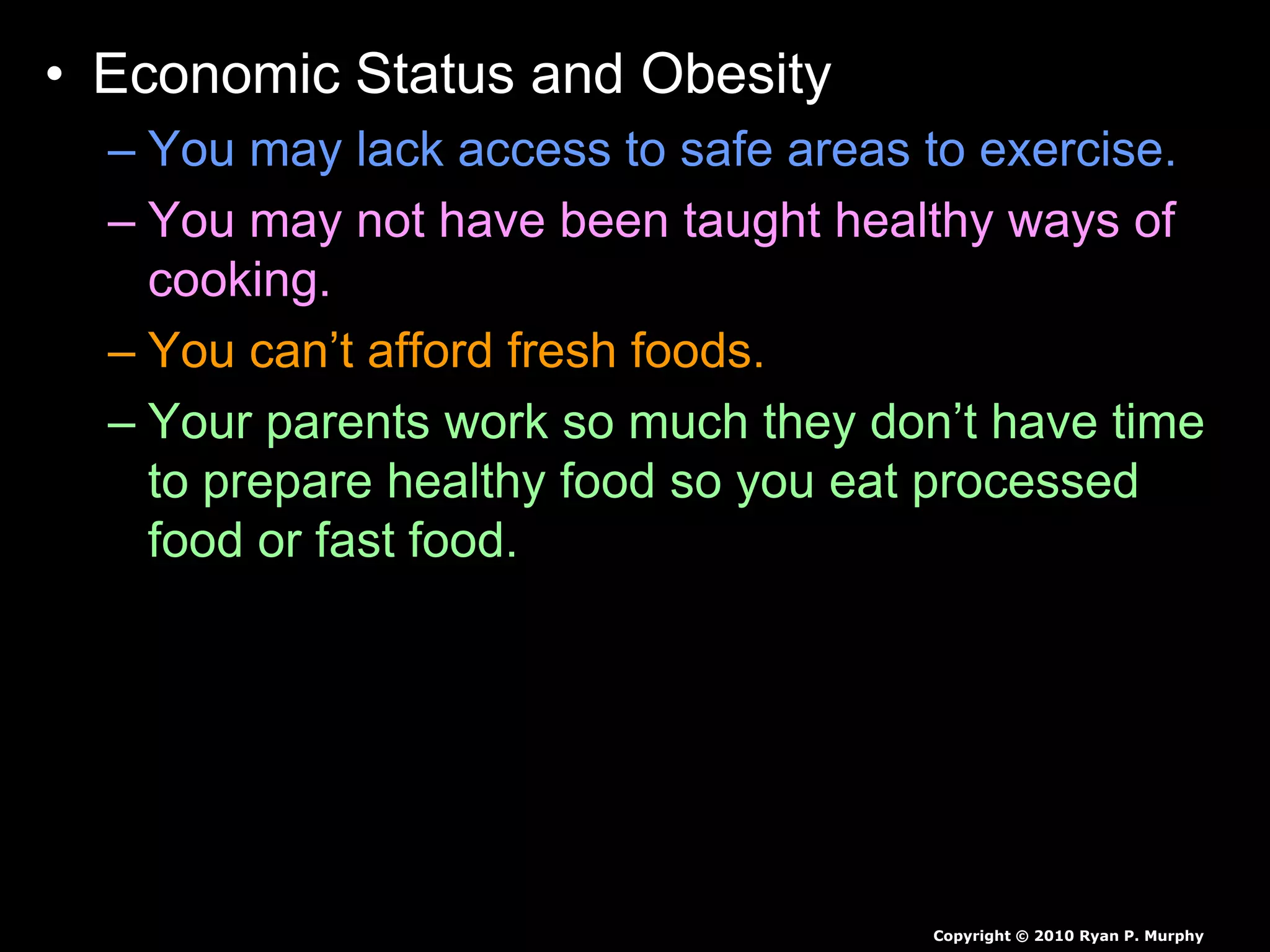 Childhood Obesity, Fast Food, Junk Food, Lesson PowerPoint | PPT