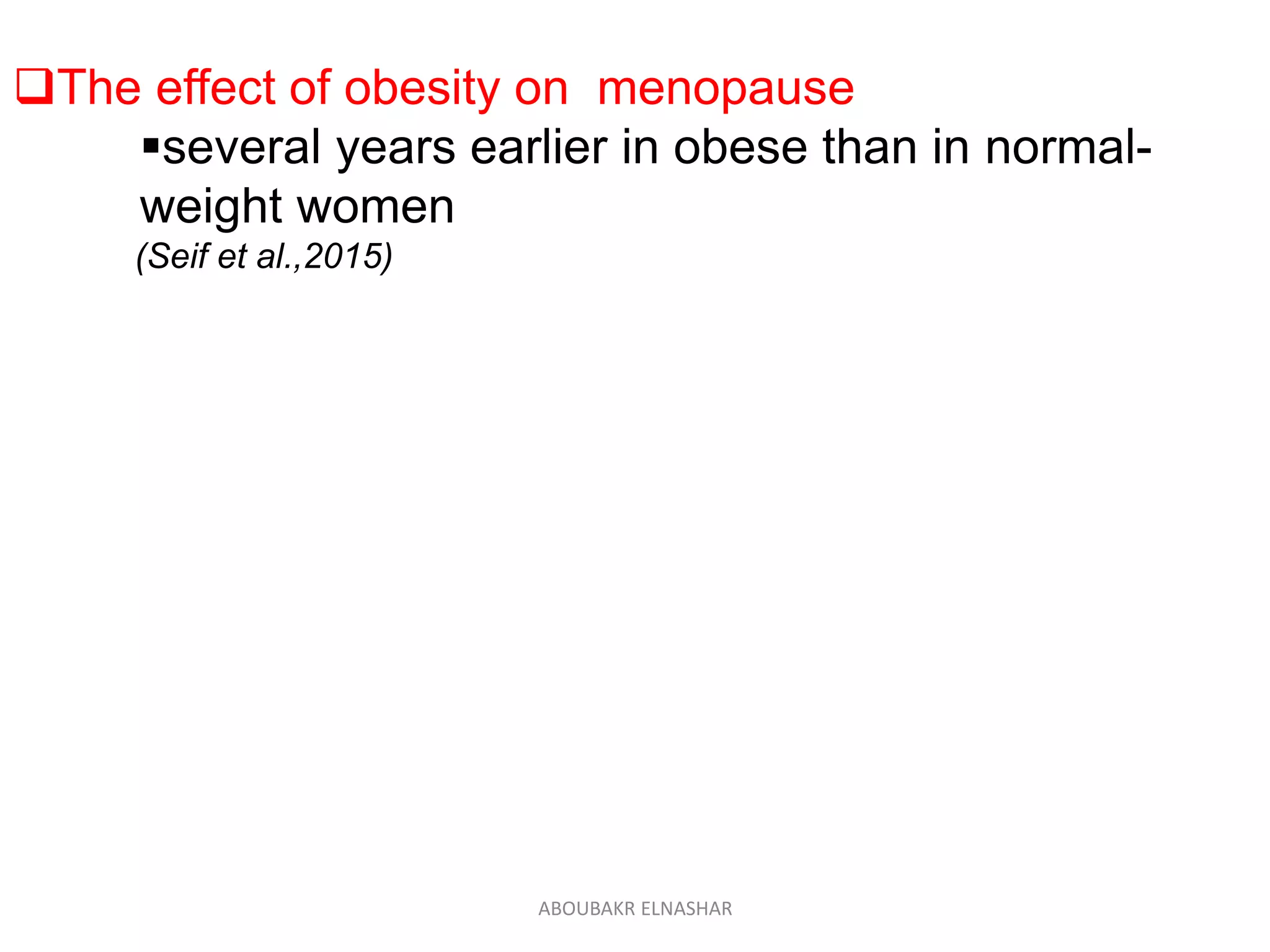 Obesity and menstrual disorders | PPSX