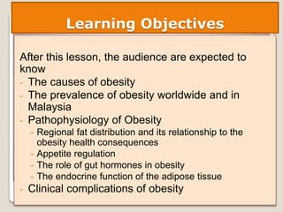 Obesity and metabolic syndrome 2 | PPTX