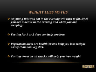 Obesity and myths | PPT