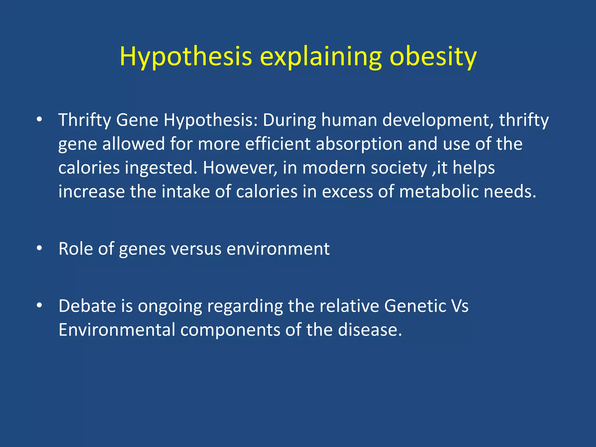 Obesity and principles of metabolic surgery | PPTX