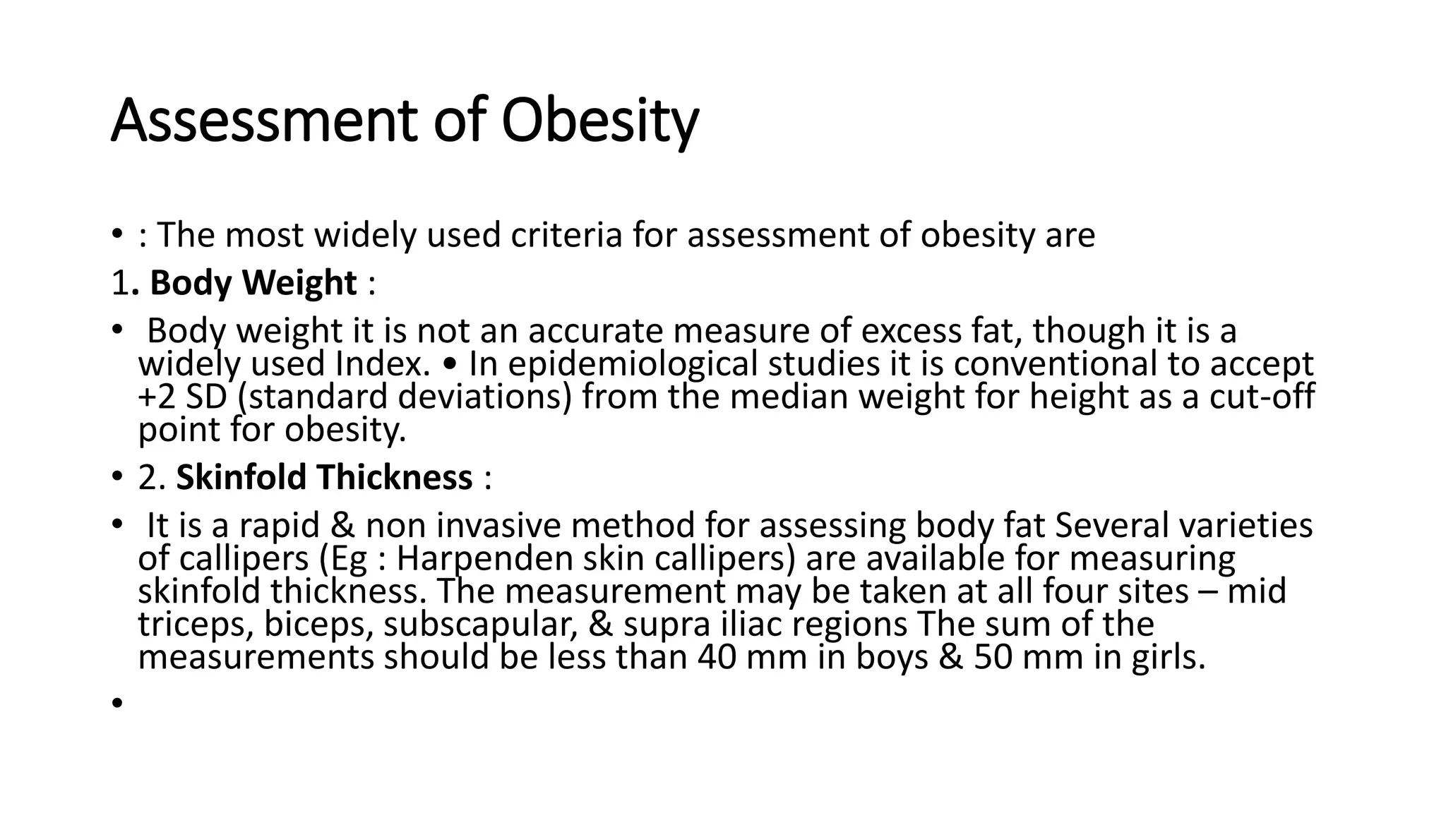 Obesity by bijay [autosaved] | PPTX